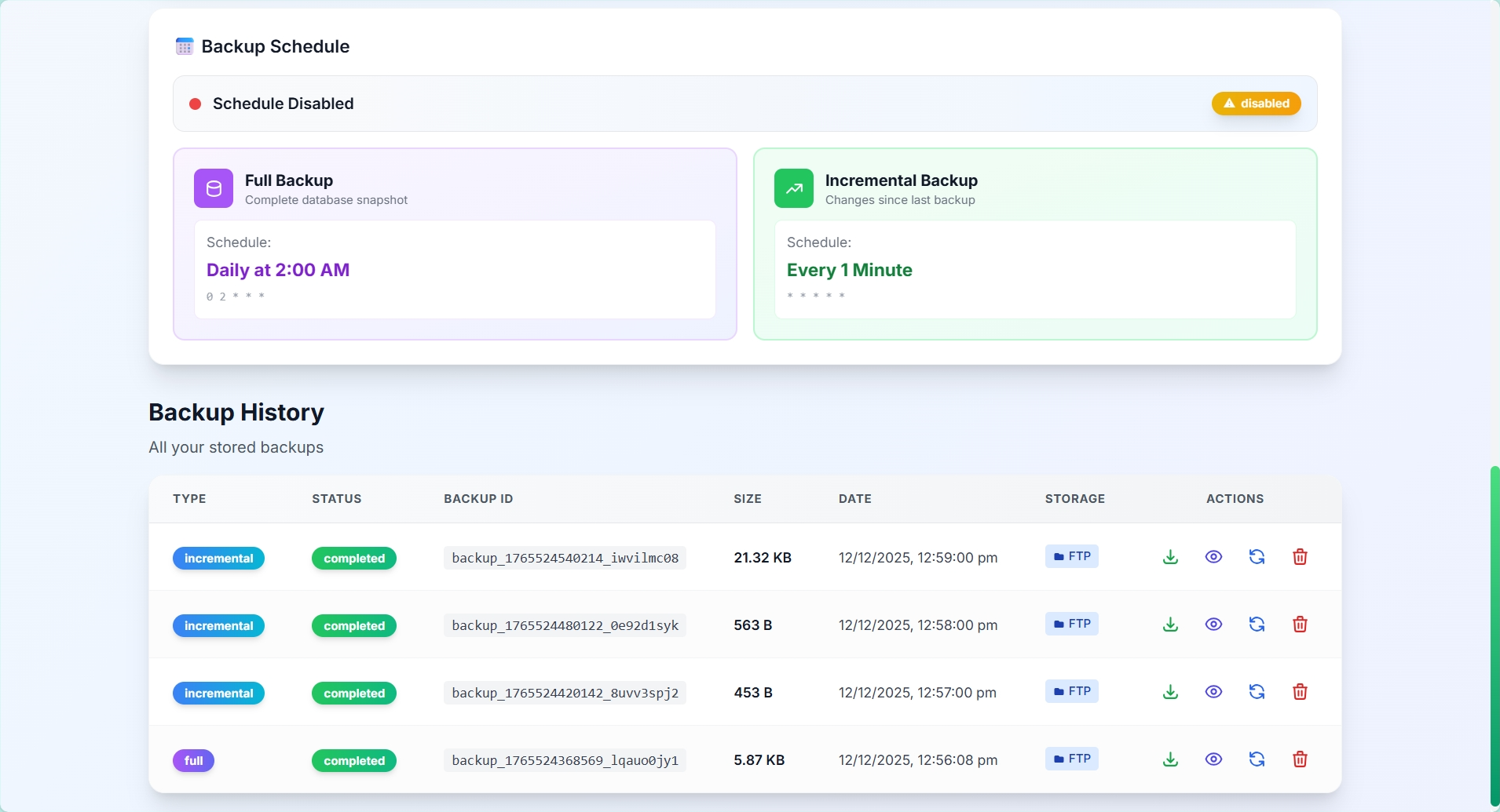 MongoDB Backup Manager - Open Source Database Backup Solution